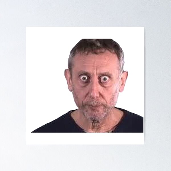 "Michael Rosen Death Glare" Poster for Sale by James Mclean | Redbubble