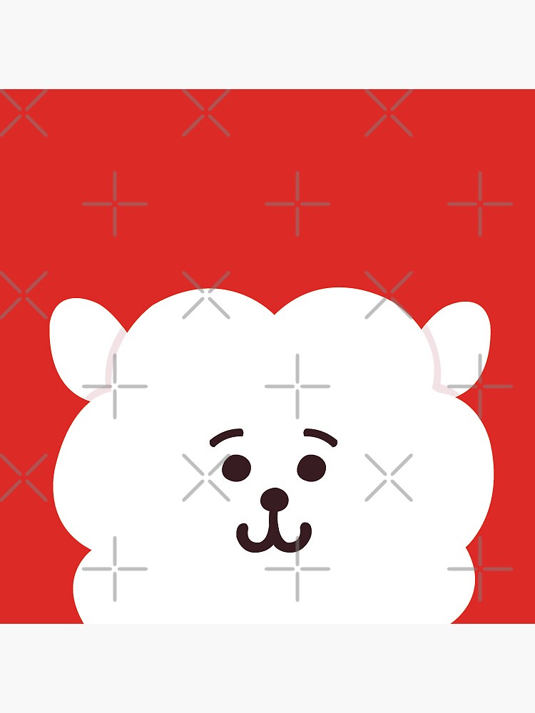 "BT21 RJ Sticker" Sticker for Sale by impatchhh | Redbubble
