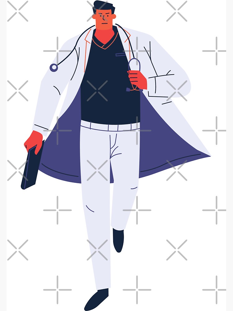 "Stylized Doctor" Sticker for Sale by yousef4610 | Redbubble