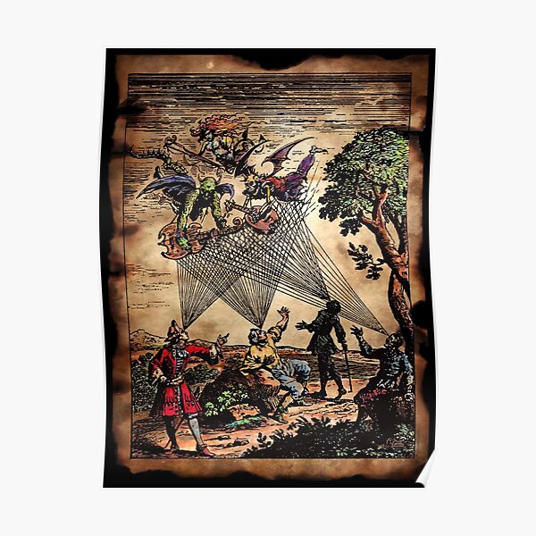 "Medieval Spirit Minstrels" Poster for Sale by themonsterstore | Redbubble