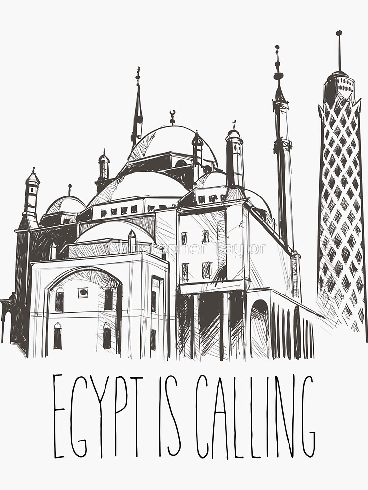 "Egypt Is Calling" Sticker for Sale by ctaylorscs | Redbubble