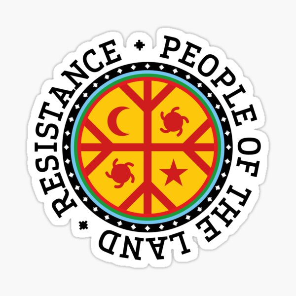 "Mapuche Chile South America" Sticker by ElPato | Redbubble