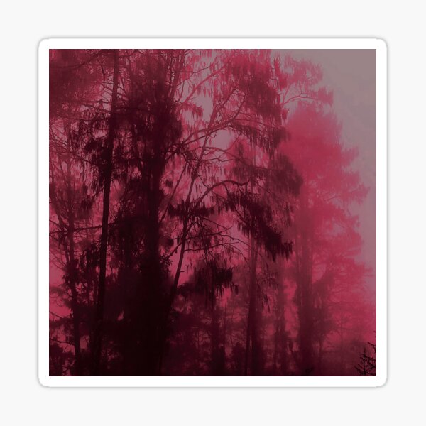 "forest fog" Sticker for Sale by Abharan | Redbubble