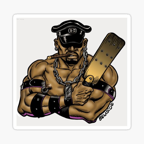 "Boo Leatherman " Sticker for Sale by belasco64 | Redbubble