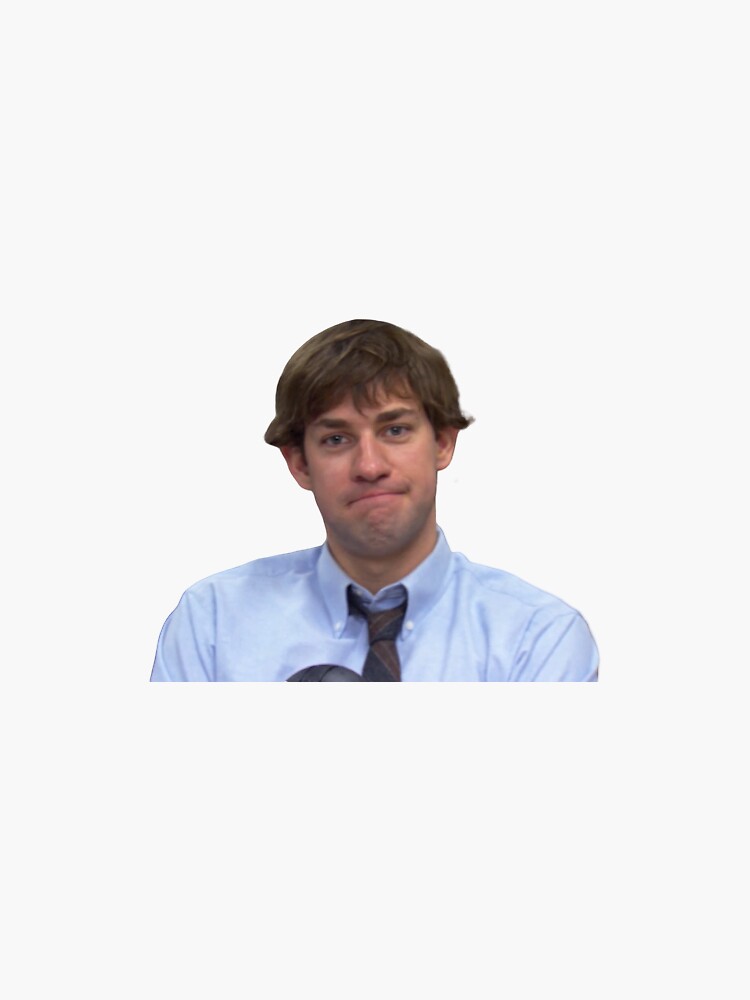 "Jim Halpert" Sticker by Mattsmor | Redbubble