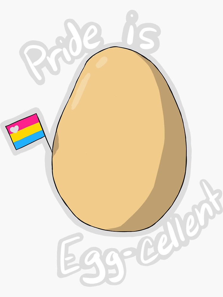 "Pregg (panromantic)" Sticker for Sale by JayBeGay | Redbubble