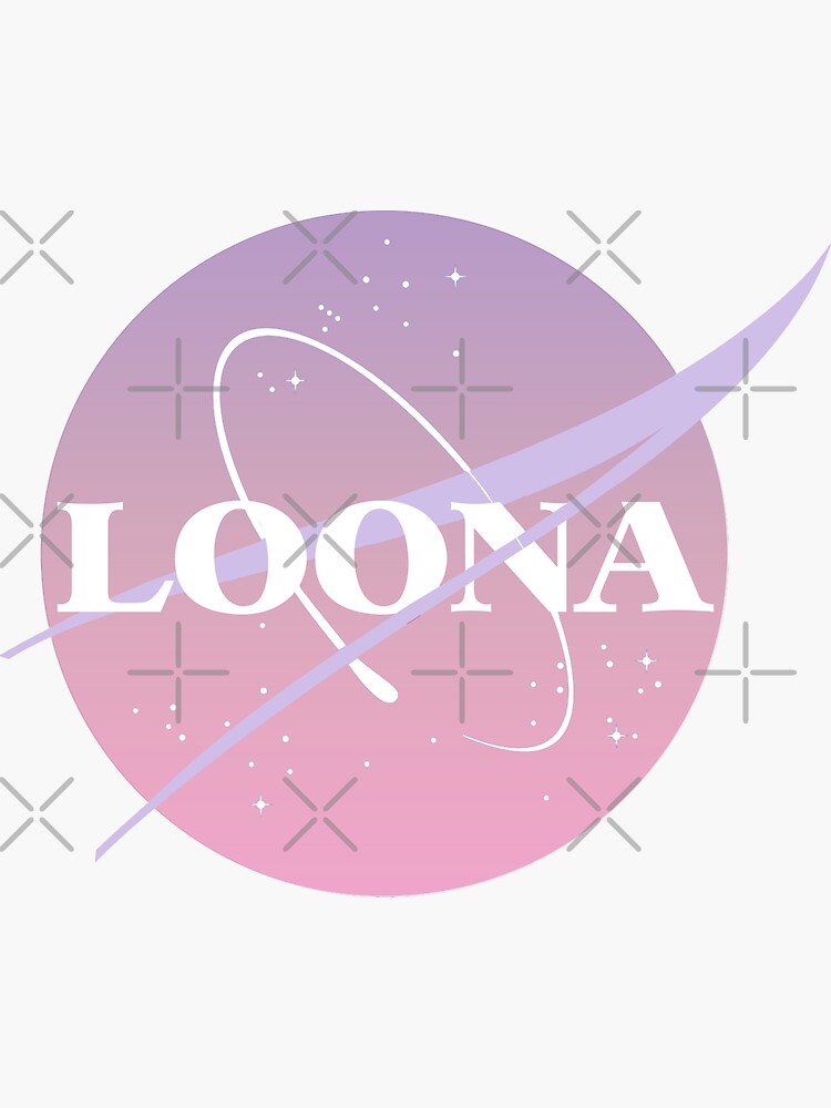 "LOONA (NASA)" Sticker for Sale by lovely-day | Redbubble