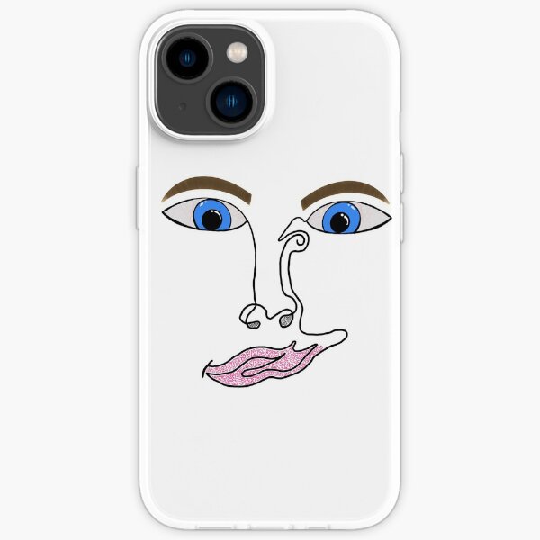 "Clear Abstract Face" iPhone Case for Sale by Z-Rikky | Redbubble