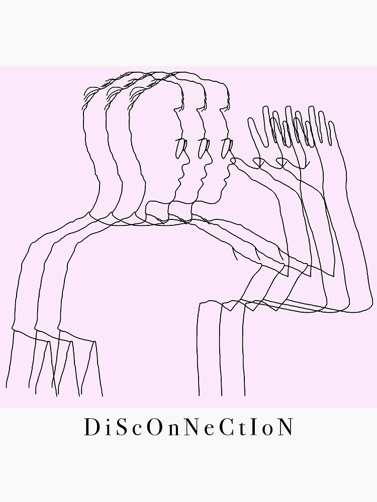 "Disconnection" Sticker by cawstringer | Redbubble