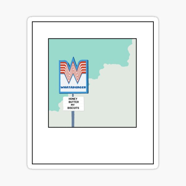 "Whataburger Polaroid" Sticker by daisiriv | Redbubble