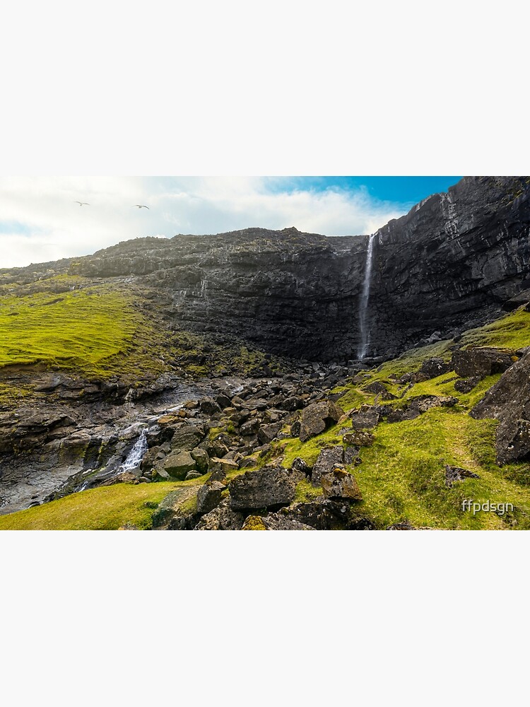 "Fossa Waterfall Faroe Islands" Photographic Print for Sale by ...