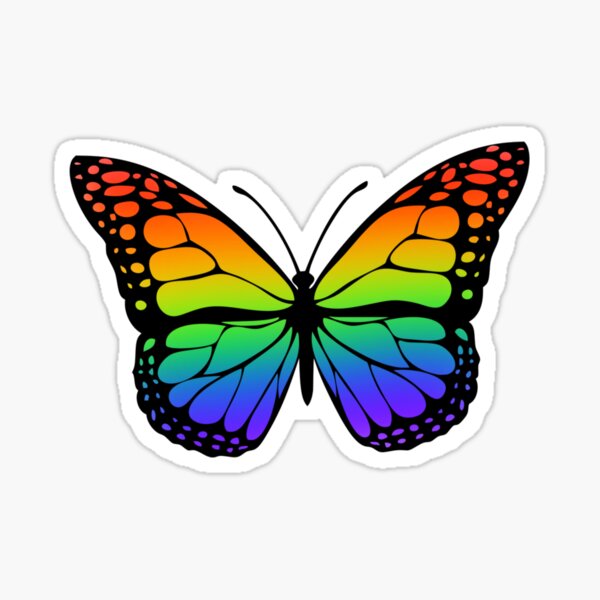 Paper & Party Supplies Stickers Multi-Color butterfly stickers Stickers ...