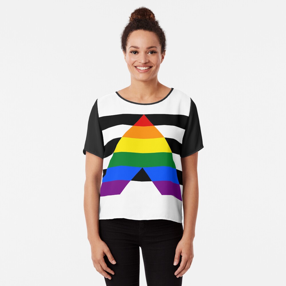 "Straight Ally (LGBT) Flag" Pin for Sale by fandemonium | Redbubble