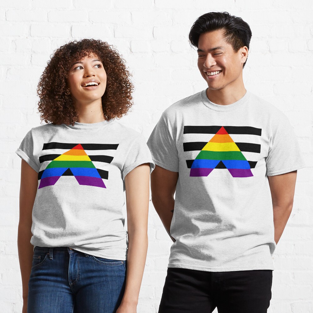 "Straight Ally (LGBT) Flag" Pin for Sale by fandemonium | Redbubble