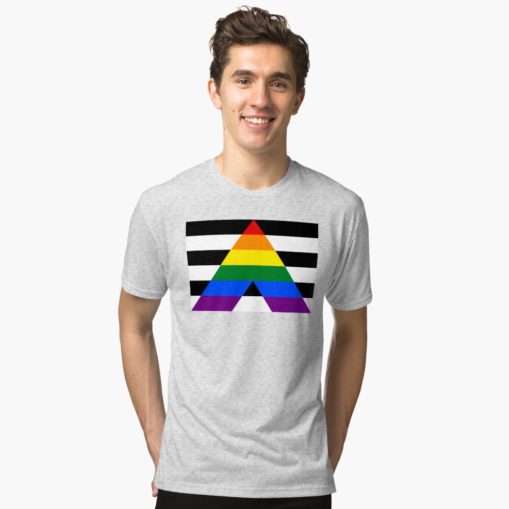 "Straight Ally (LGBT) Flag" Pin for Sale by fandemonium | Redbubble