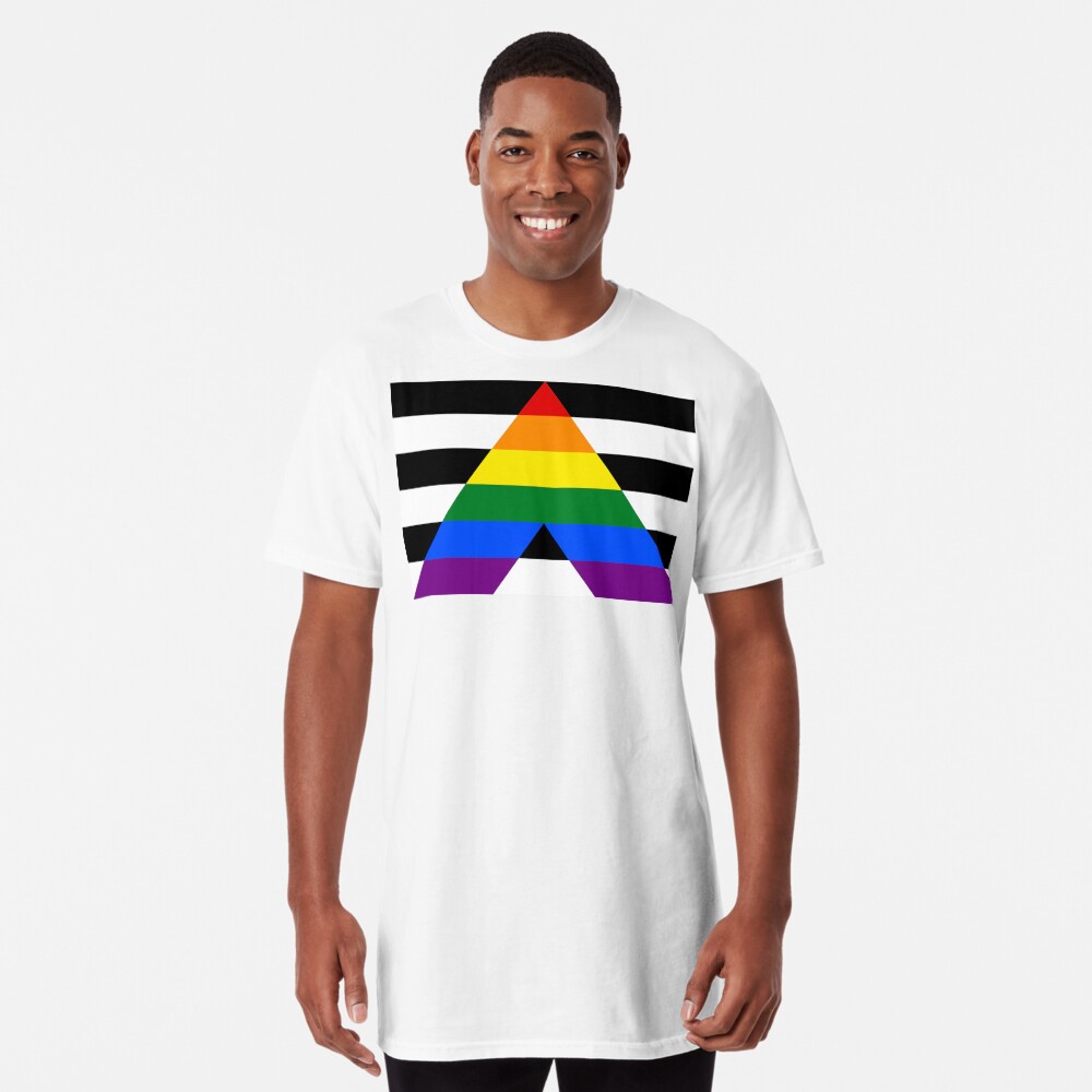 "Straight Ally (LGBT) Flag" Pin for Sale by fandemonium | Redbubble