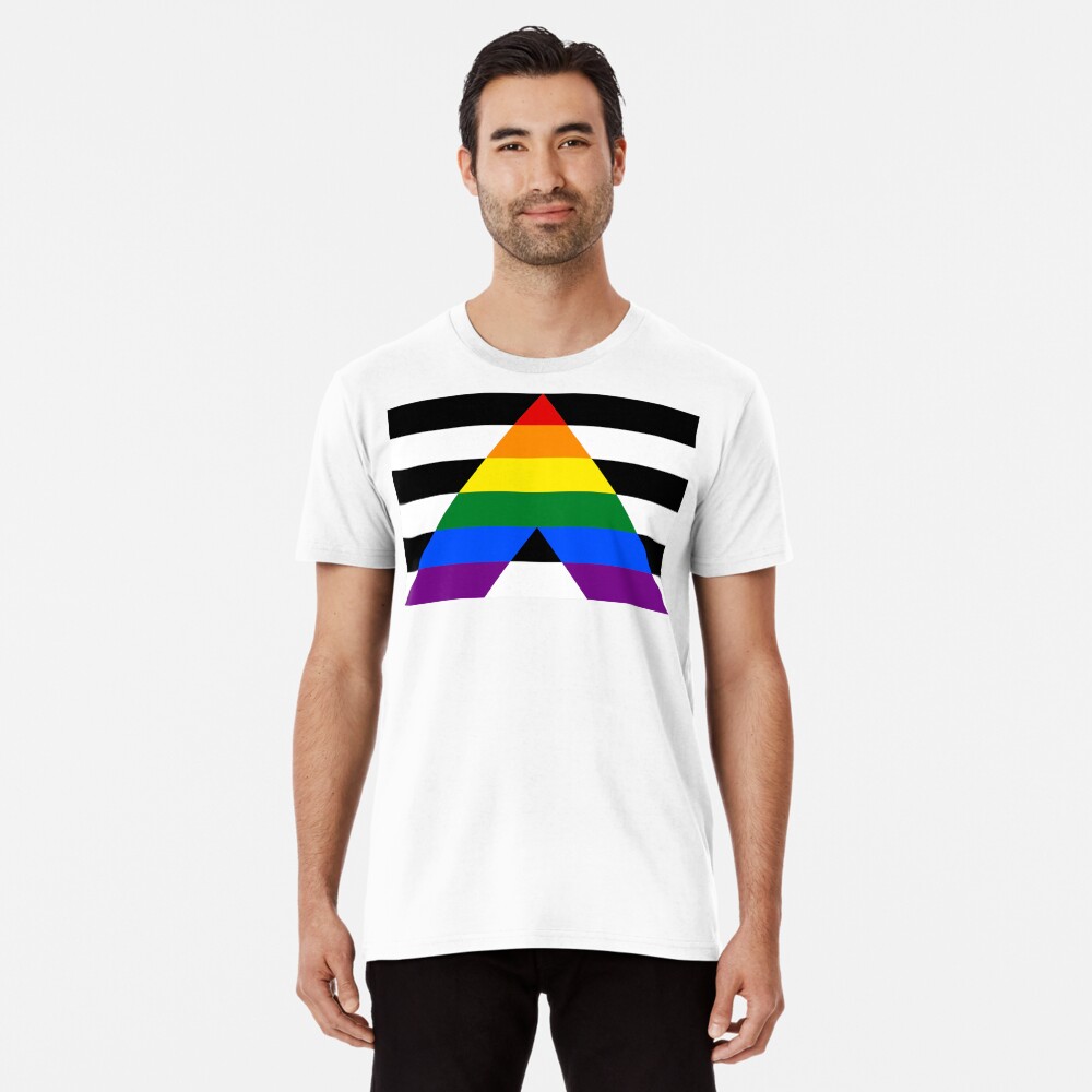 "Straight Ally (LGBT) Flag" Pin for Sale by fandemonium | Redbubble