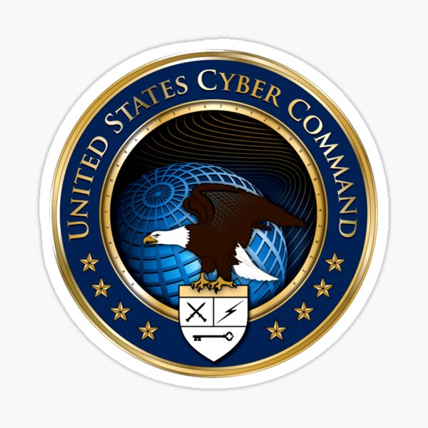 "US Cyber Command Logo" Sticker for Sale by Spacestuffplus | Redbubble