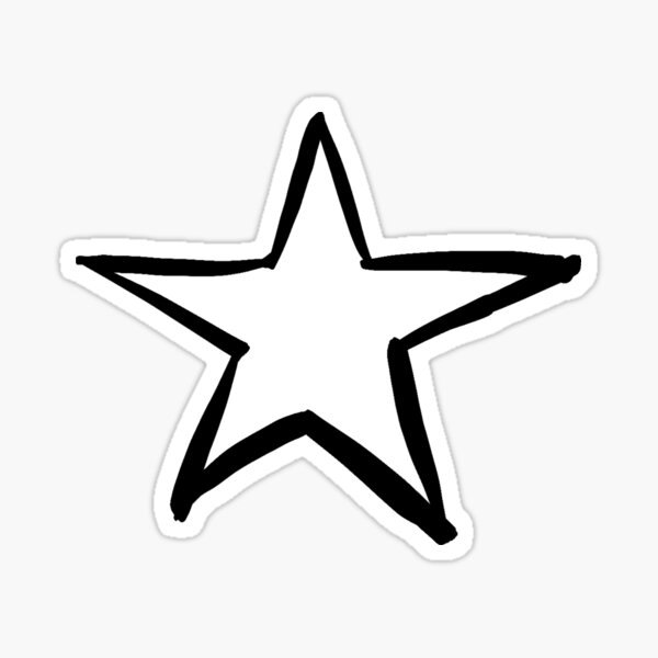 "Simple Star Sticker" Sticker by saltsarah | Redbubble