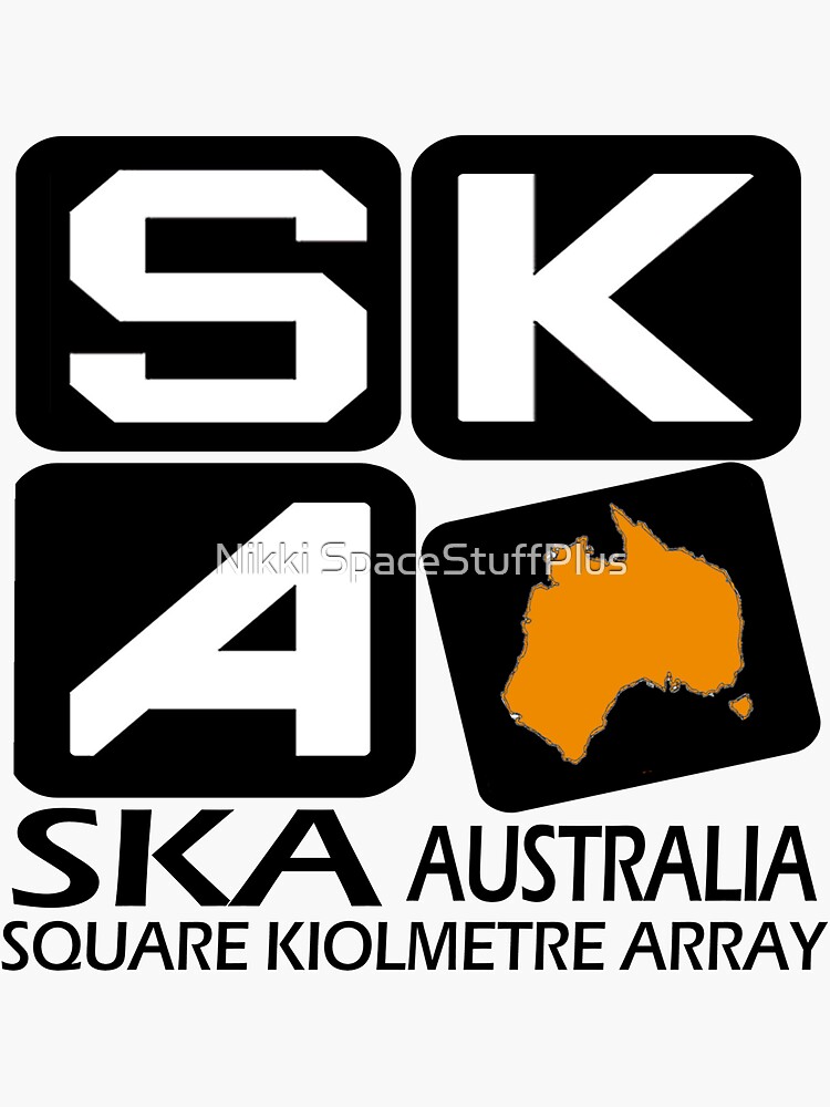 "Square Kilometer Array Australia Logo" Sticker for Sale by ...