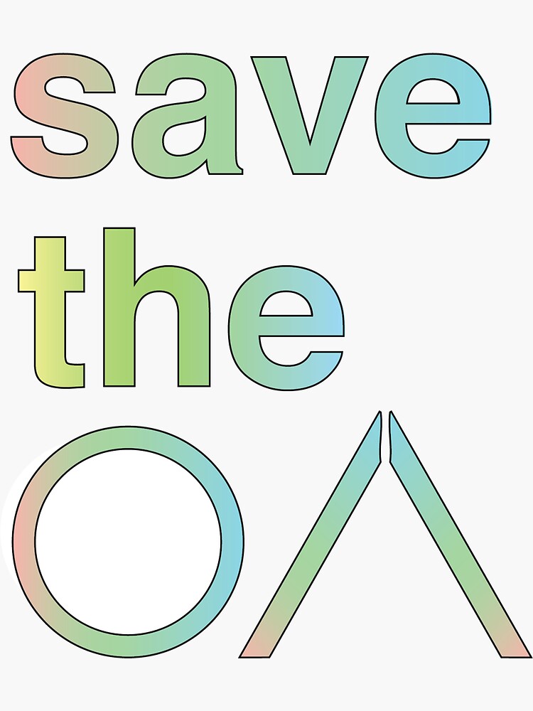 "save the OA" Sticker by omardabbous | Redbubble