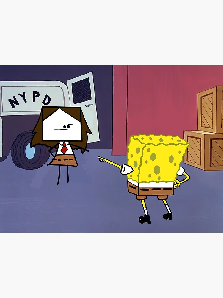 "Spongebob Spider-Man Meme" Canvas Print for Sale by lilyellahoo ...