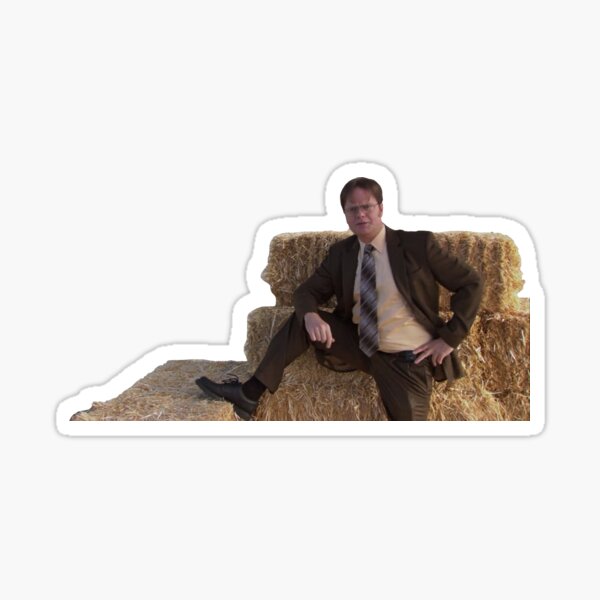 "hay king with his hay" Sticker for Sale by maves | Redbubble