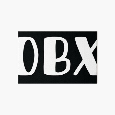 "obx logo " Art Board Print by LivTurner | Redbubble