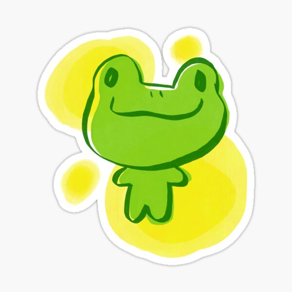 "Cute Frog" Sticker for Sale by GraySea | Redbubble