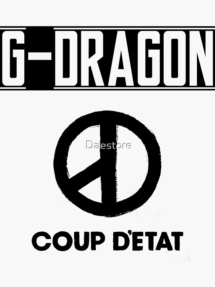 "G-dragon" Sticker for Sale by Daestore | Redbubble