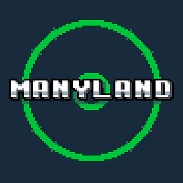 "Manyland Logo Rings by Cardboard" Sticker for Sale by PhilippEarth ...
