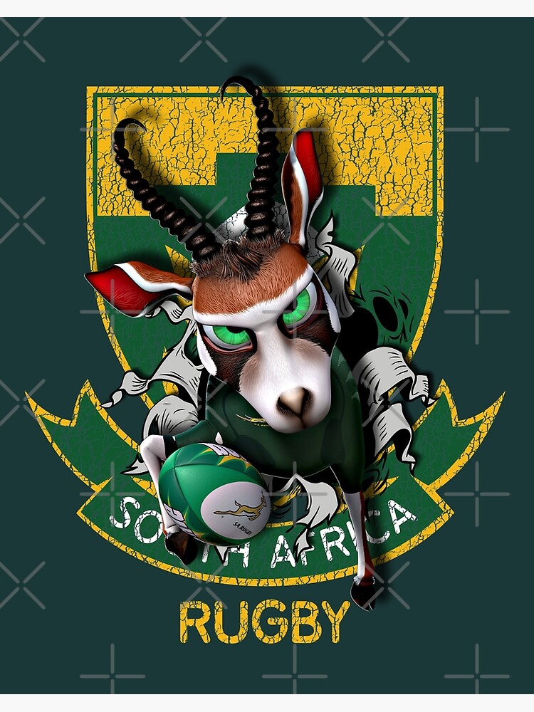"Springbok vs Protea" Art Board Print for Sale by Simply Saffa | Redbubble