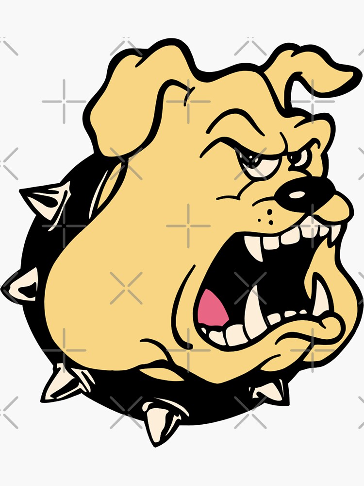 "Texas Lutheran University Bulldog (pastel)" Sticker for Sale by ...