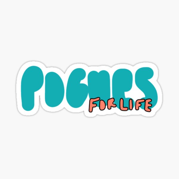 "Pogues for life teal and orange outer banks text" Sticker by macswan04 ...