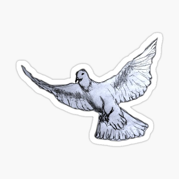 "Dove" Sticker for Sale by BrittKirsch | Redbubble