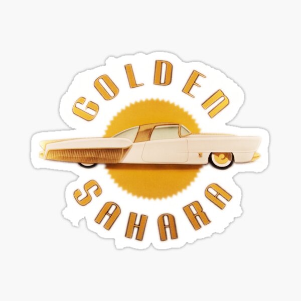 "Golden Sahara" Sticker for Sale by Dale Sizer | Redbubble