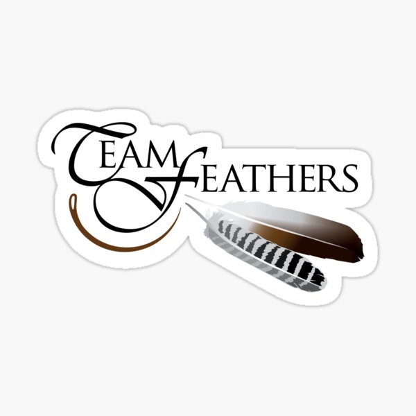 "Official "Team Feathers" logo-swag" Sticker by Gauntlet7 | Redbubble