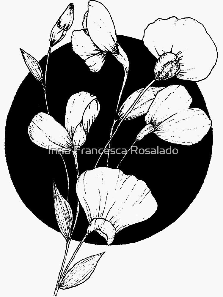 "Sweet Pea" Sticker for Sale by letterbarista | Redbubble