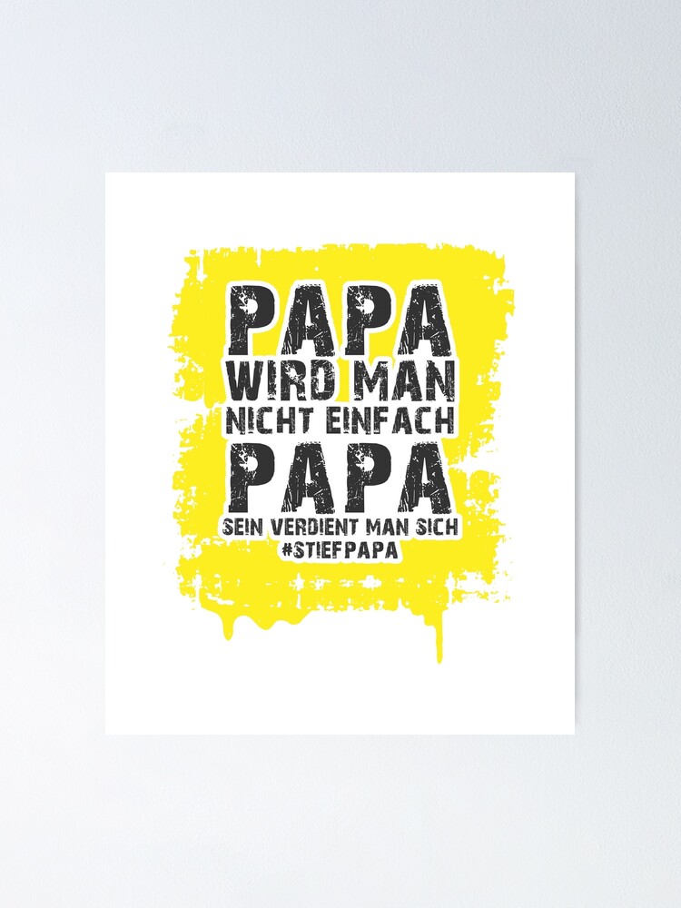 "Father's day dad saying step dad" Poster for Sale by BirdzClub | Redbubble