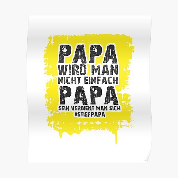 "Father's day dad saying step dad" Poster for Sale by BirdzClub | Redbubble