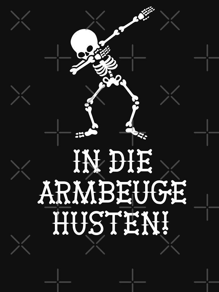 "Dab dabbing Skelett in die Armbeuge husten Corona Dab dabbing skeleton ...
