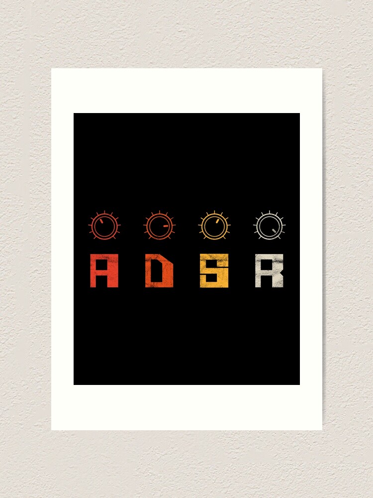 "Synthesizer Envelope ADSR Analog Vintage Synth Producer Gear design ...