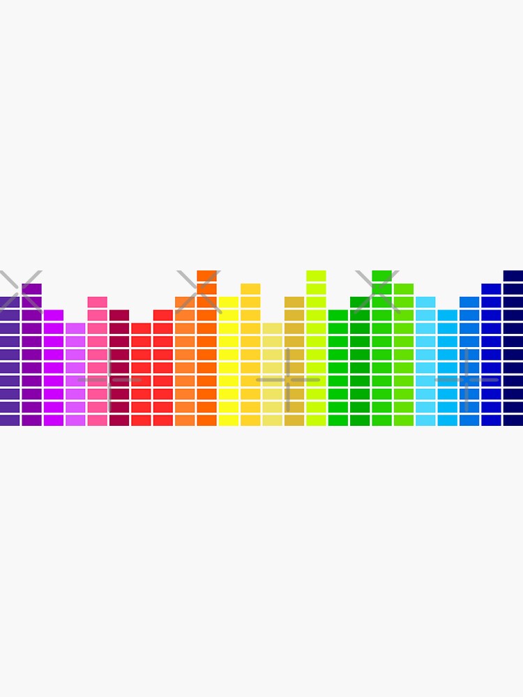 "Equalizer Wave" Sticker for Sale by playloud | Redbubble