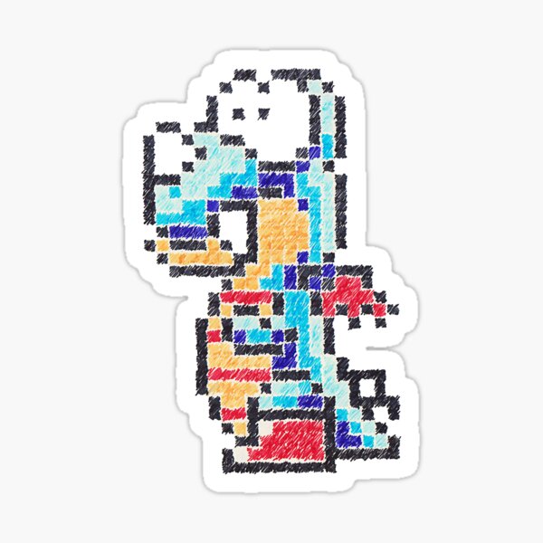 "SMW: Dino" Sticker by ArtToOnline | Redbubble