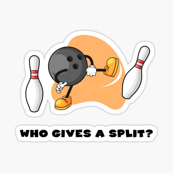 "Who Gives a Split?" Sticker by printadorable | Redbubble