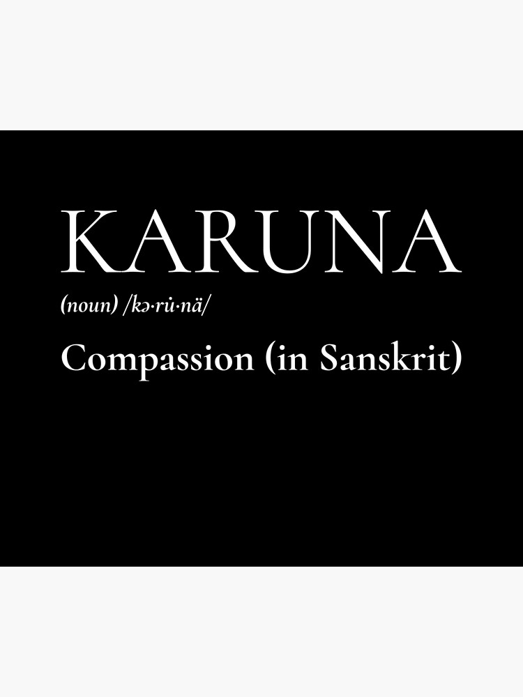 "From Corona to Karuna, Compassion Definition" Poster by ...