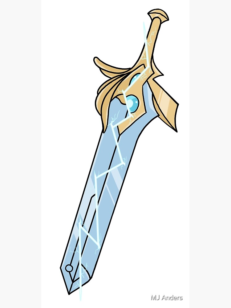"She-Ra Sword Old and New" Poster by EmJayAnders | Redbubble