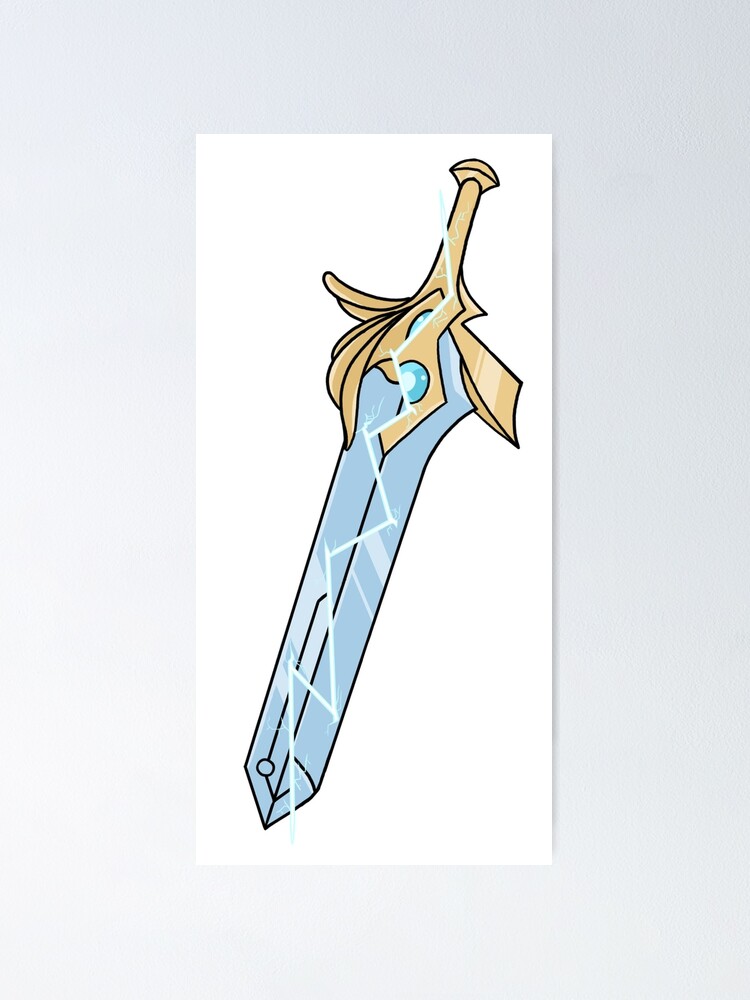"She-Ra Sword Old and New" Poster by EmJayAnders | Redbubble