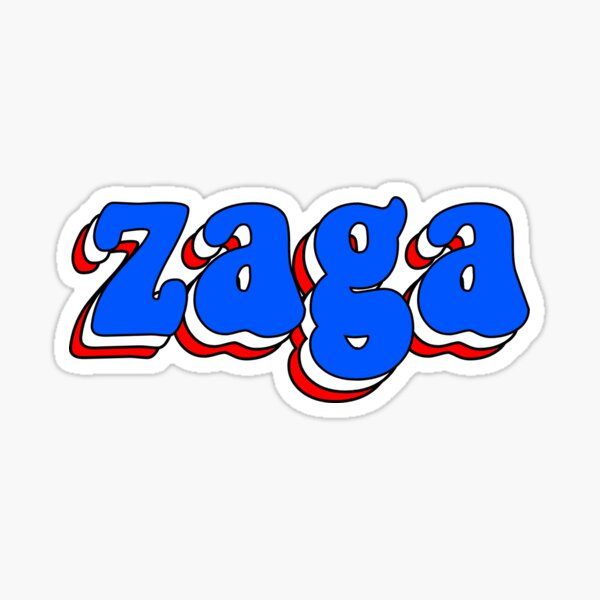 "Gonzaga University "zaga", Gonzaga Bulldogs" Sticker for Sale by ...