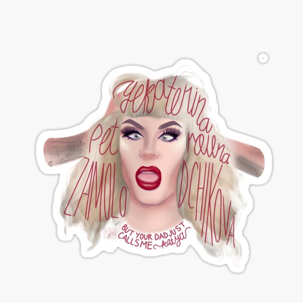 "Katya" Sticker by nazgennc | Redbubble